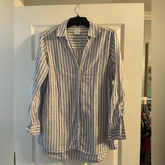 Sigrid Olsen | Tops | Sigrid Olsen Linen Button Down | Poshmark